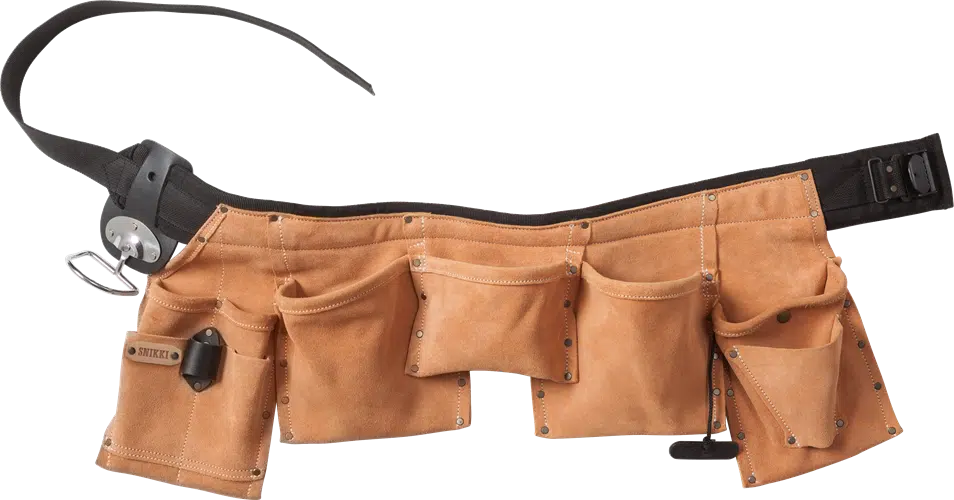 Snikki tool belt 9335 LTHR- Performance Work Clothing